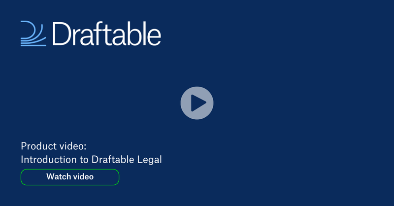 Legal Document Comparison and Redline Software - Draftable Legal